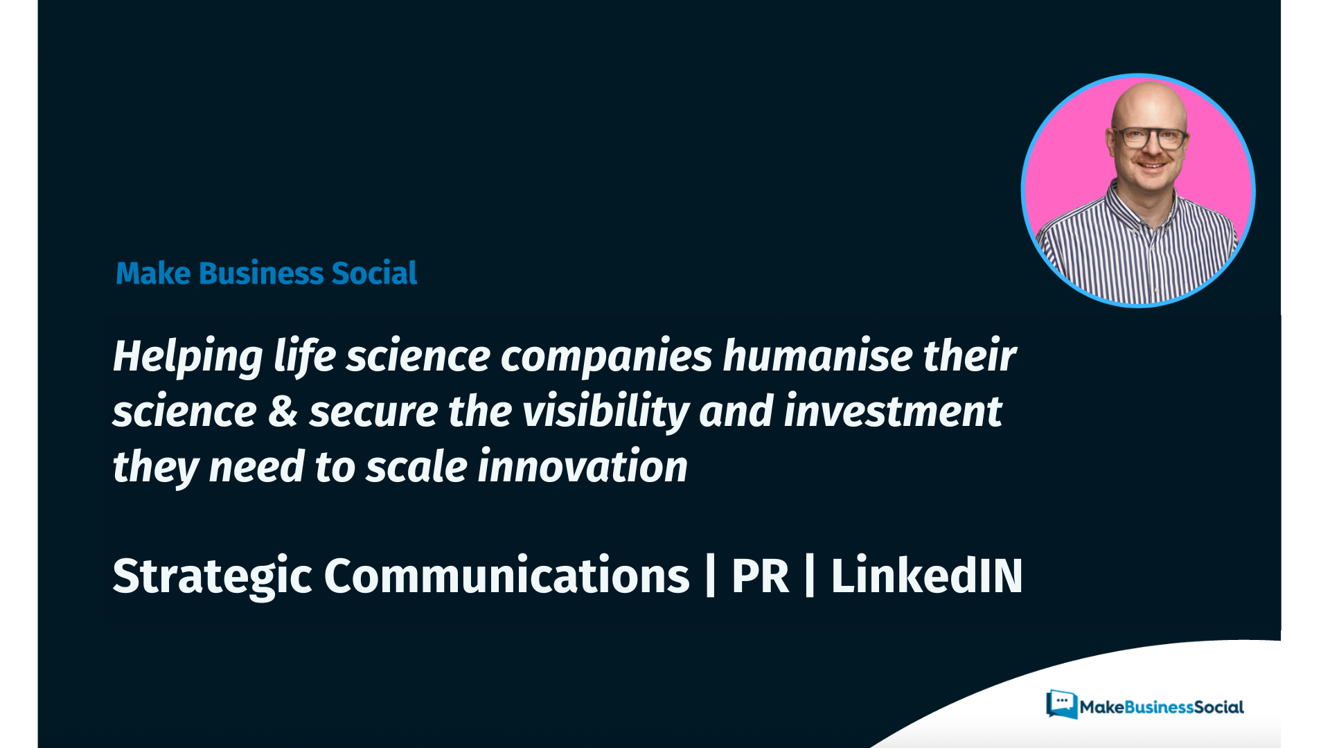 Biotech & Medtech Early Stage Lean Communications & PR Starter Package